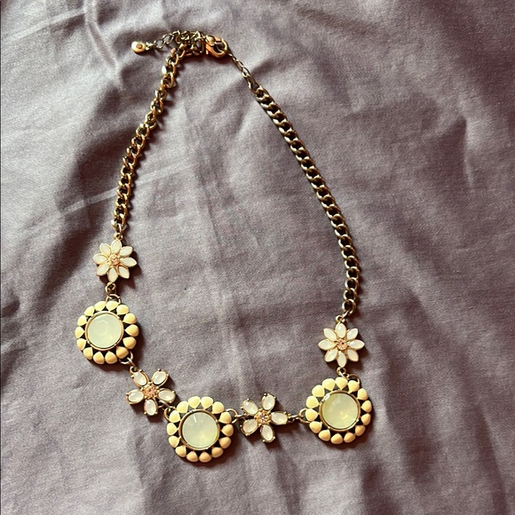 LC Lauren Conrad | Jewelry | Lc Lauren Conrad Gold Cream Medallion ...